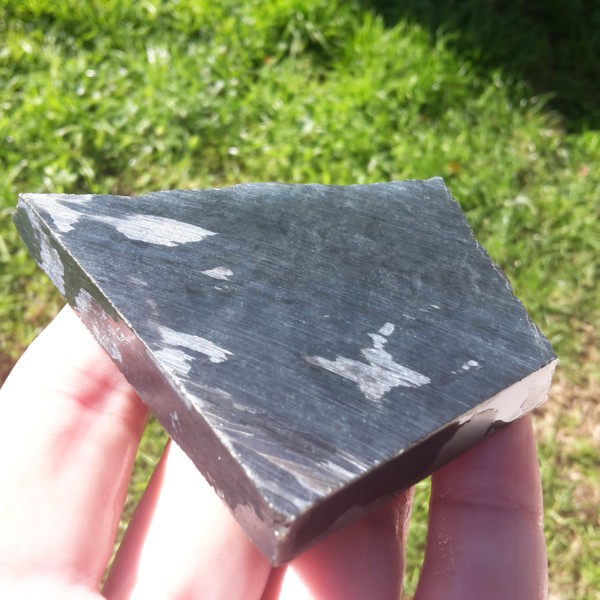 BLACK JADE NEPHRITE SLAB - RocknCrystals