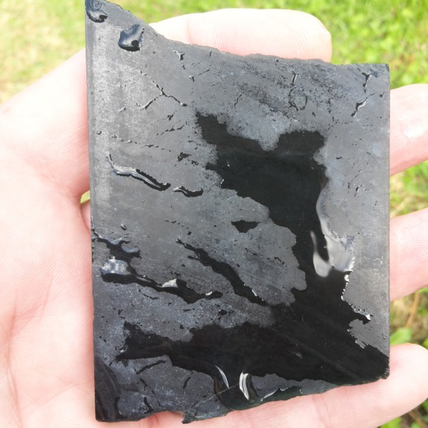 BLACK JADE NEPHRITE SLAB 1 - RocknCrystals